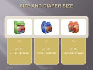 Happy Disposable Diaper (mission/value/vision) | PPTX