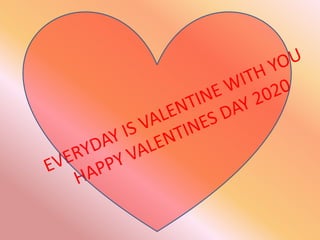 Happy Valentines day 2020 | PPT