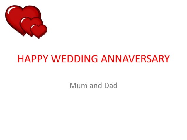 Happy Wedding Anniversary | PPT