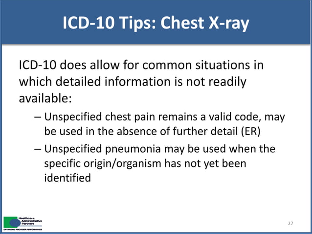 ICD-10 - Key Concepts for Radiology Practices | PPT