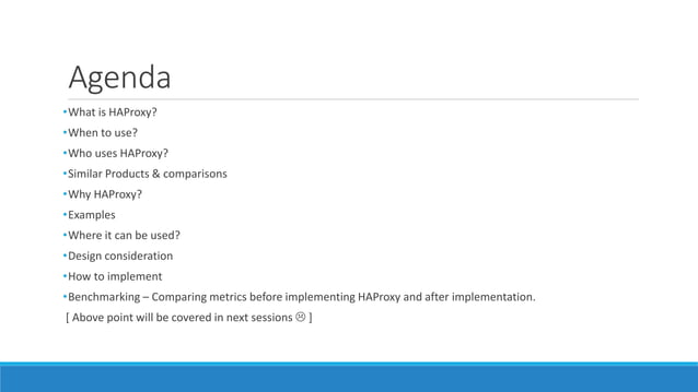 HAProxy | PPTX | Web Hosting | Internet