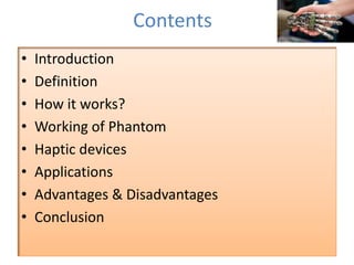 Haptic technology | PPT