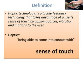 Haptic technology | PPT