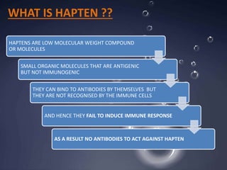 Hapten | PPTX