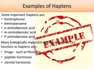 Haptens | PPTX
