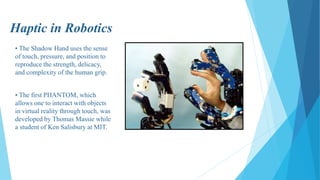 Haptic Technology slideshare | PPT