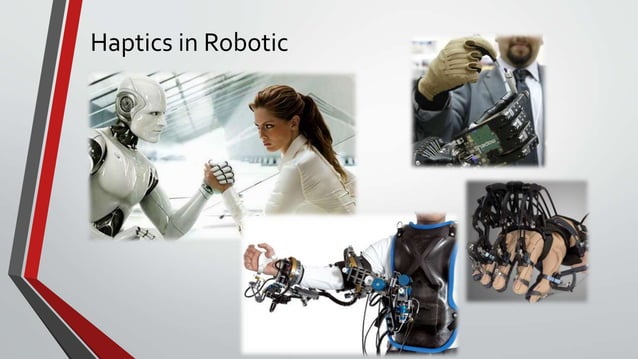 Haptic technology ppt | PPTX | Consumer Electronics | Technology & Computing