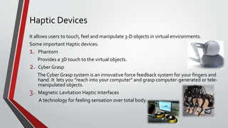Haptic technology ppt | PPTX