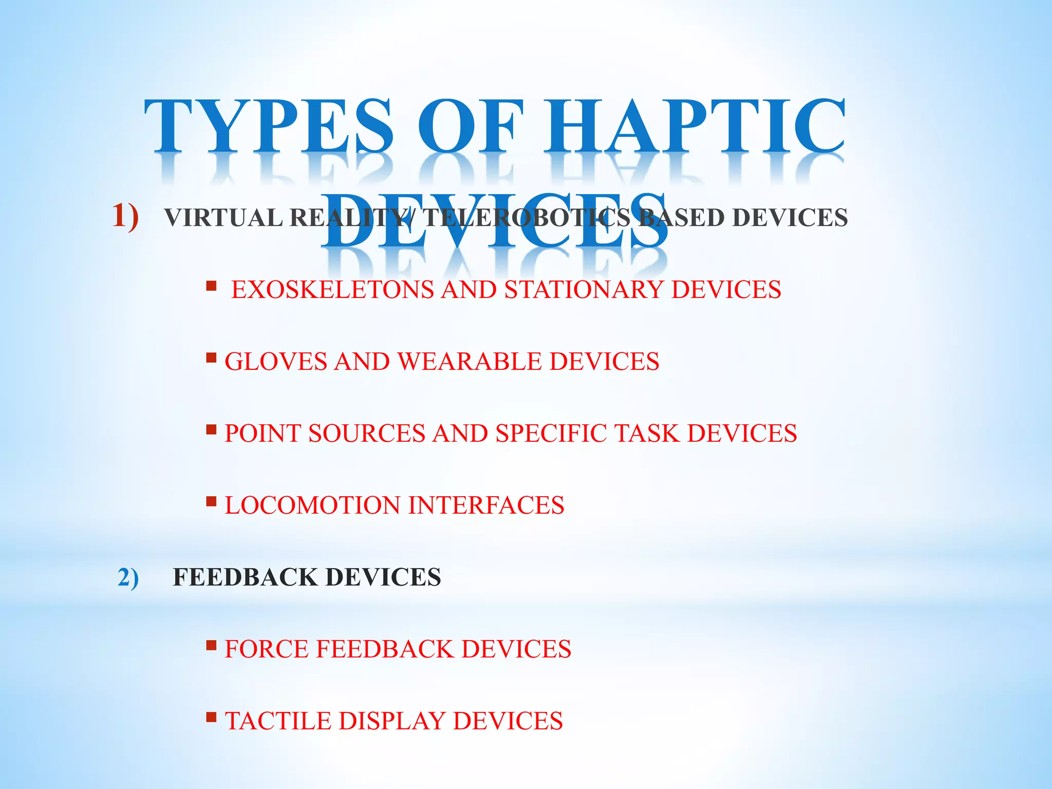 Haptic Technology | PPT