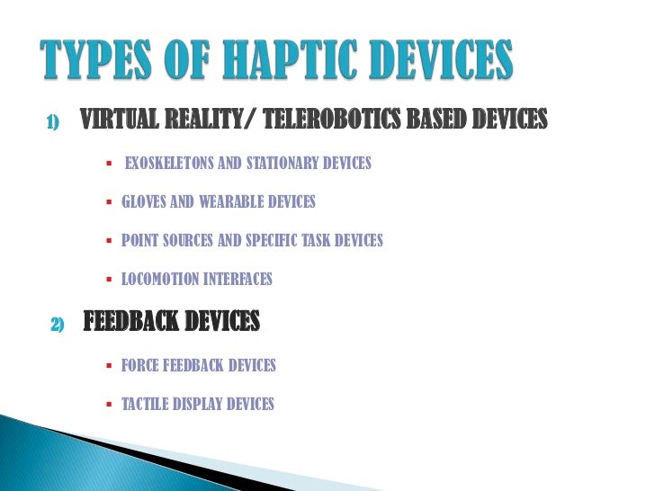 Haptic Technology ppt