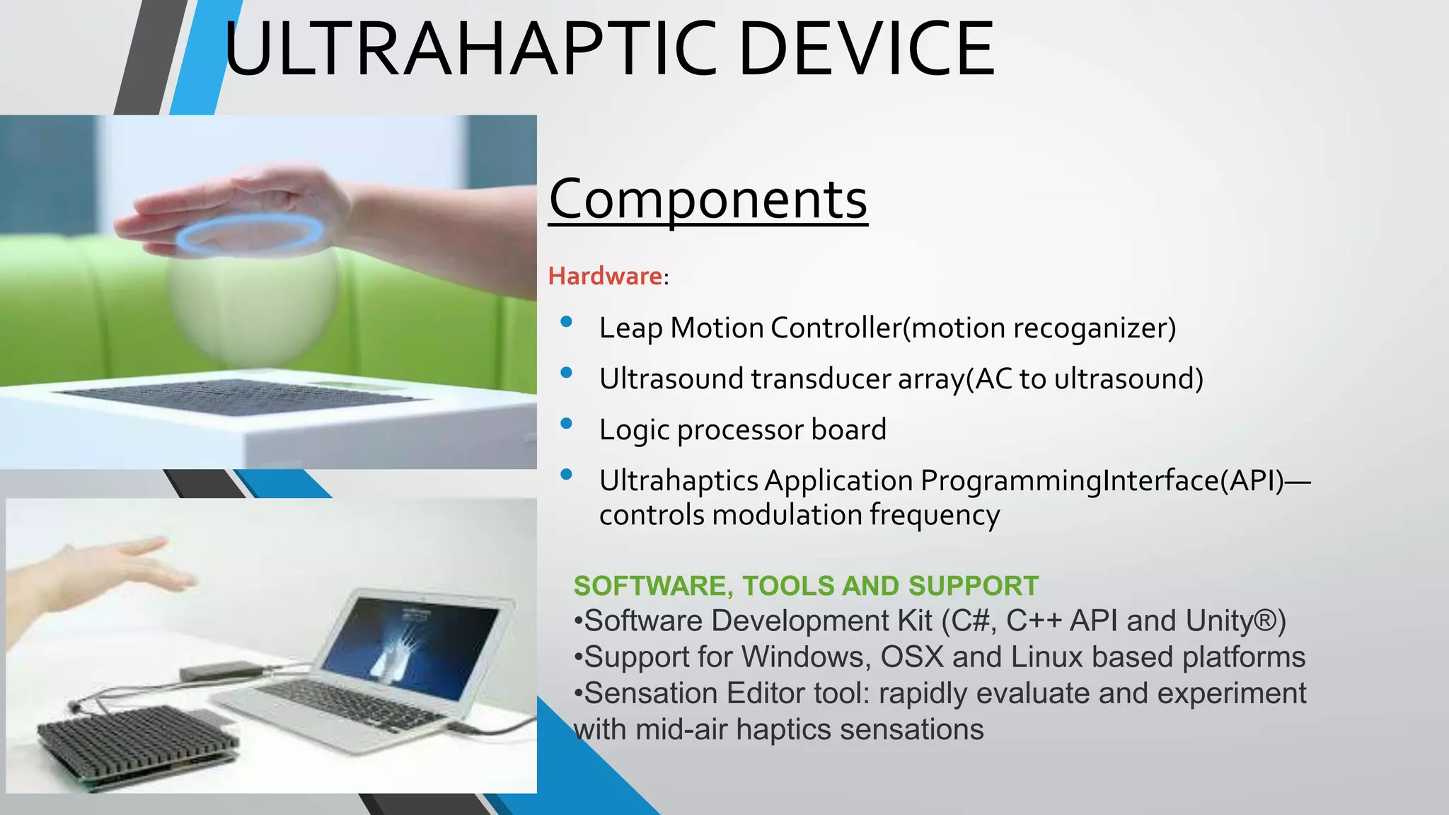 presentation on Haptic Technology | PPTX | Consumer Electronics | Technology & Computing