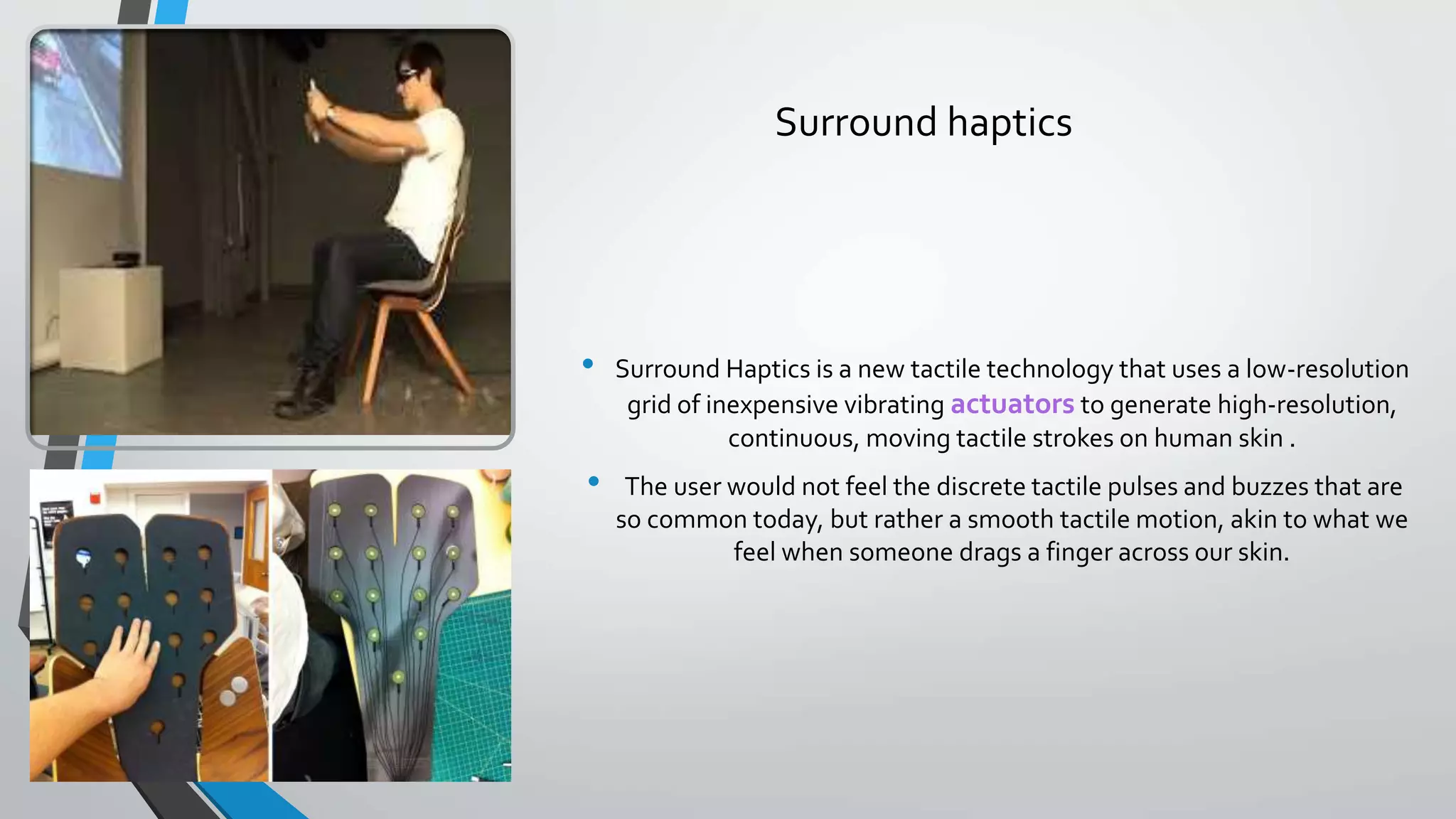 presentation on Haptic Technology | PPTX | Consumer Electronics ...