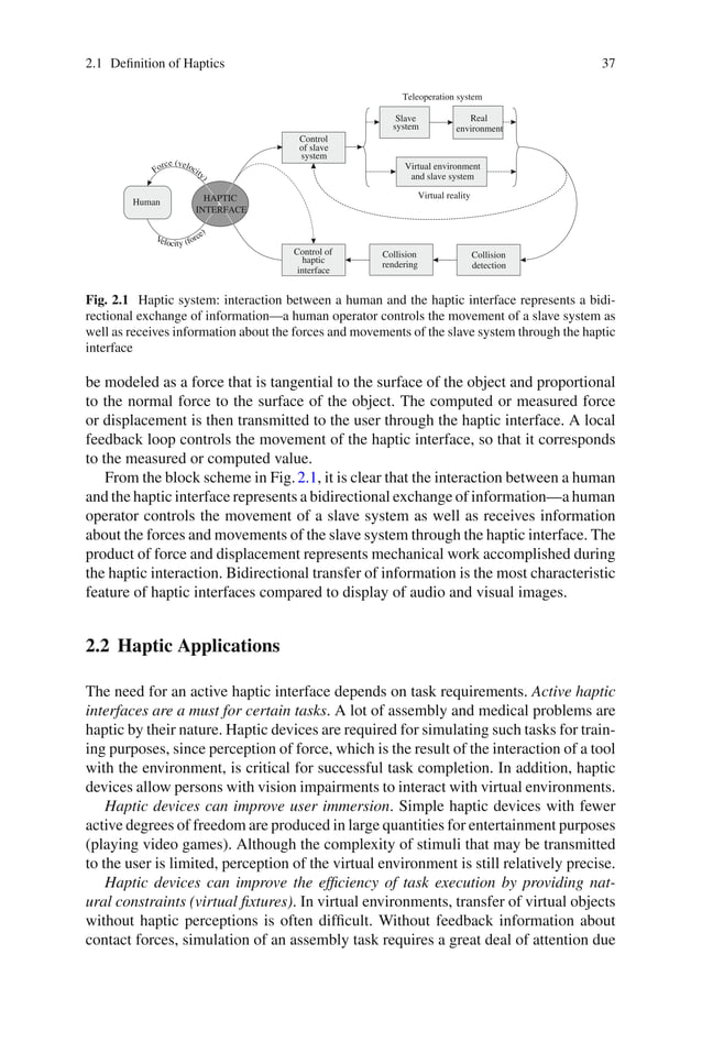 Haptics for virtual reality and teleoperation | PDF | Augmented Reality | Technology & Computing