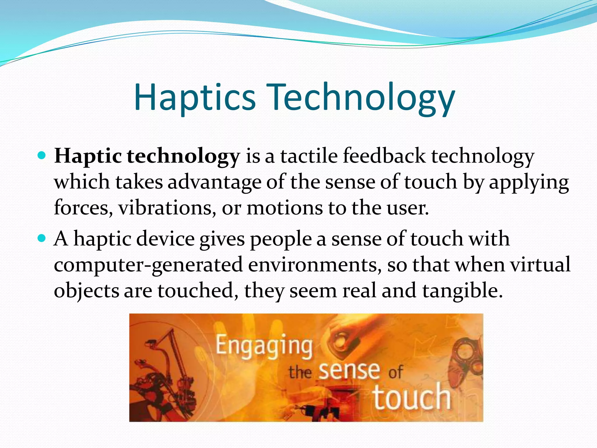 Haptics ppt | PPTX