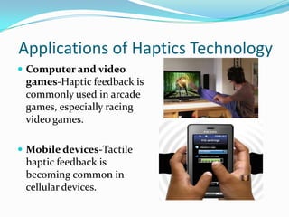 Haptics ppt | PPTX