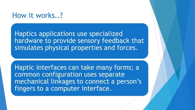 Haptics ppt | PPT