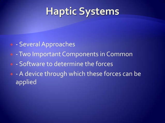 Haptics, Robotics And Prototyping In Medicine 1show | PPT