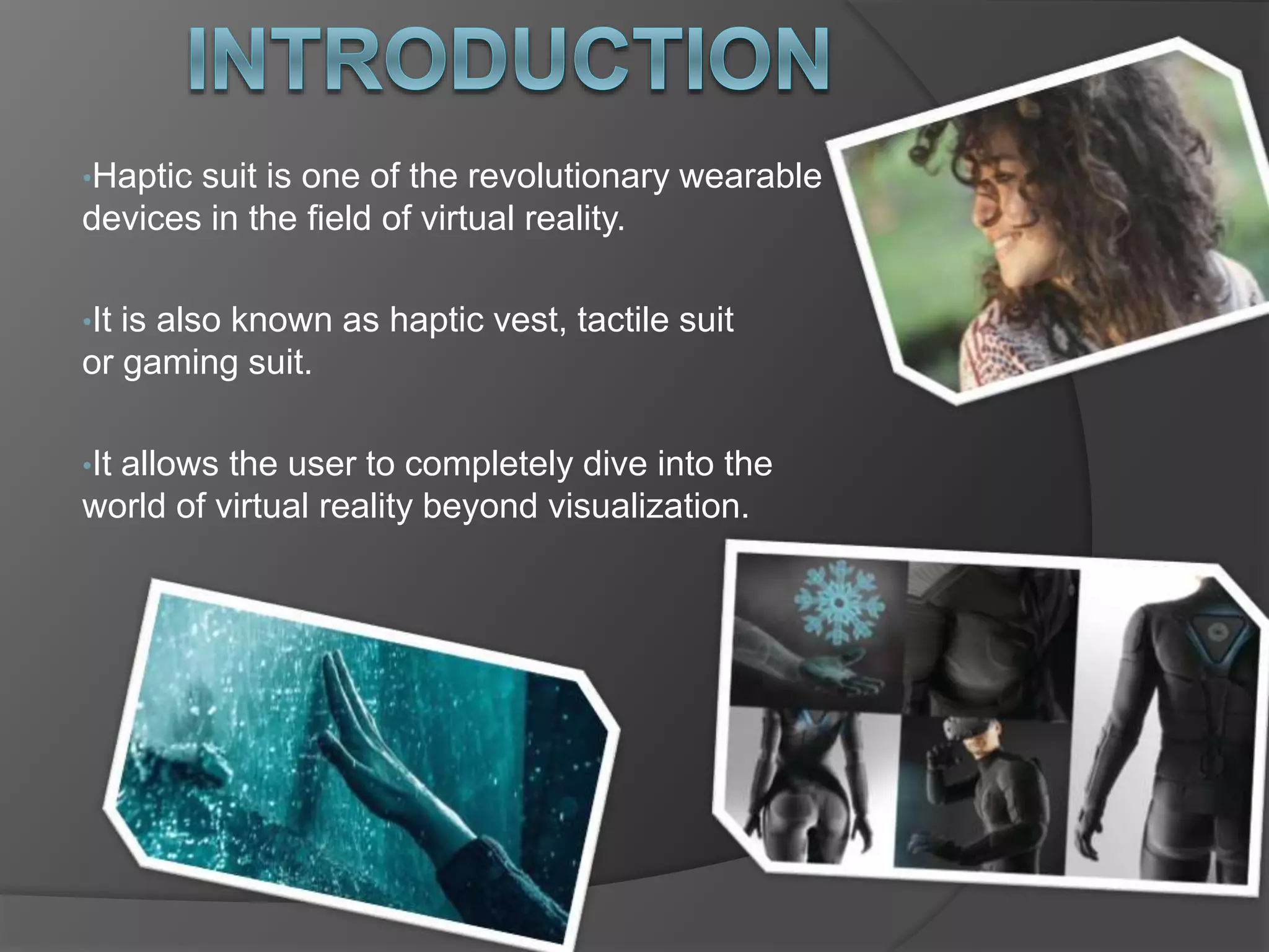 HAPTIC SUIT presentation (2018) | PPTX