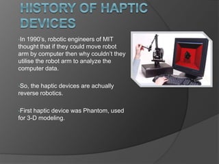 HAPTIC SUIT presentation (2018) | PPT