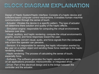 HAPTIC SUIT presentation (2018) | PPT