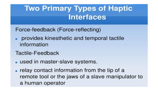 HAPTIC TECHNOLOGY DESIGN AN APPROACH.pptx