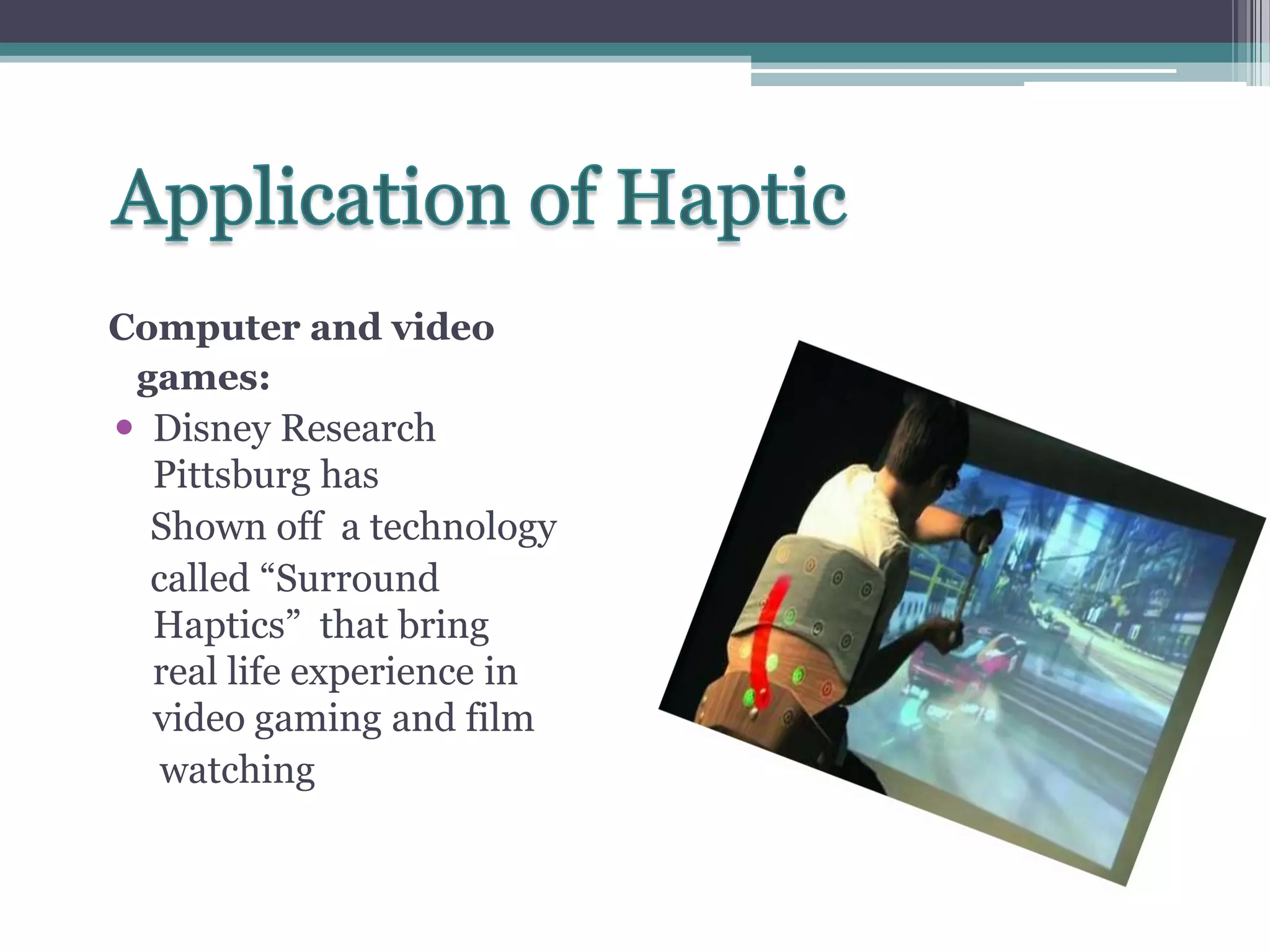Haptic technology | PPT