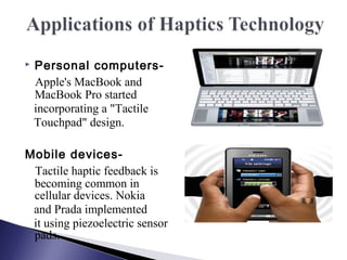 Haptic technology | PPT