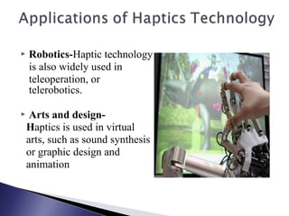 Haptic technology | PPT