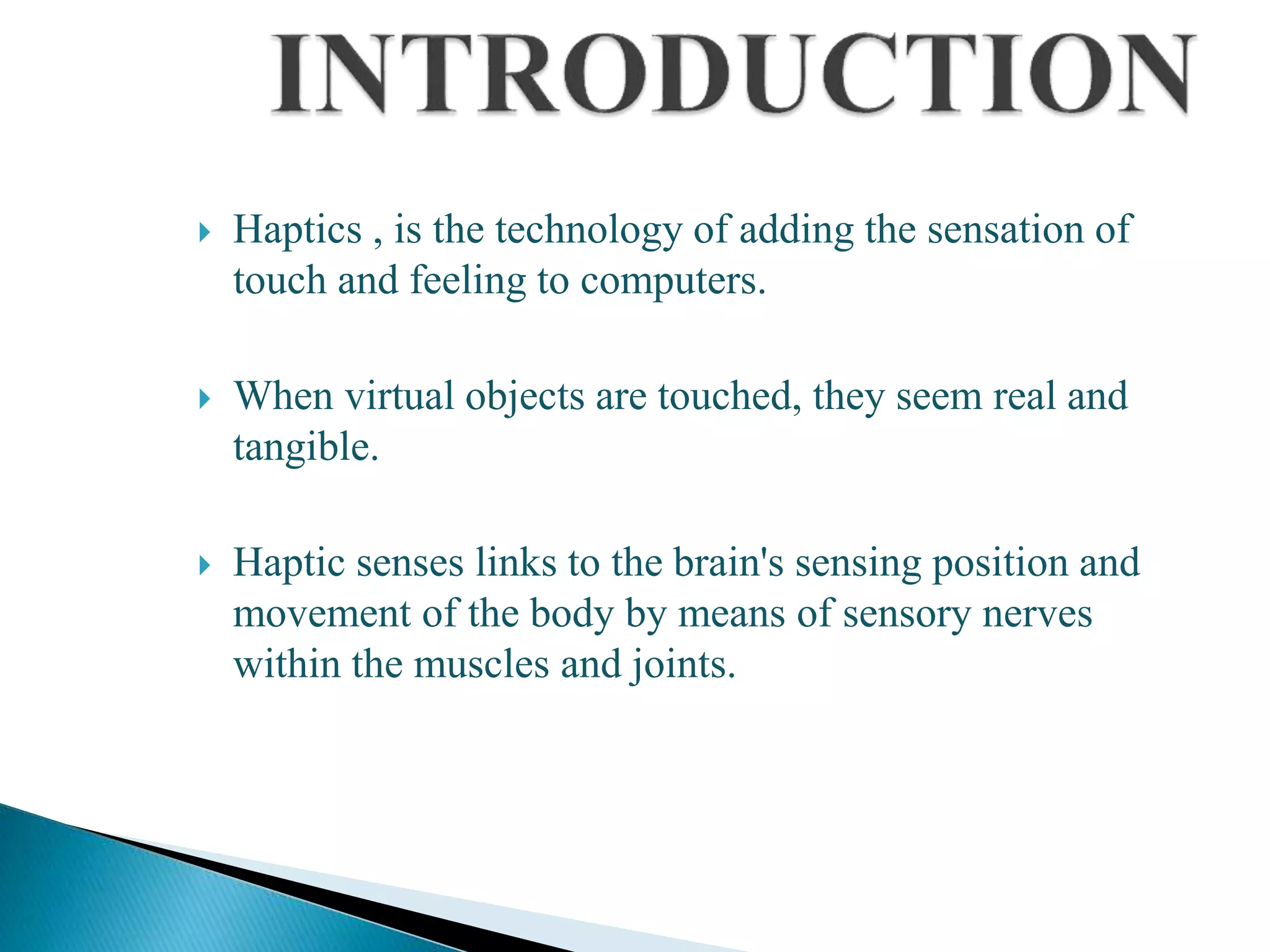 Haptic Technology | PPTX
