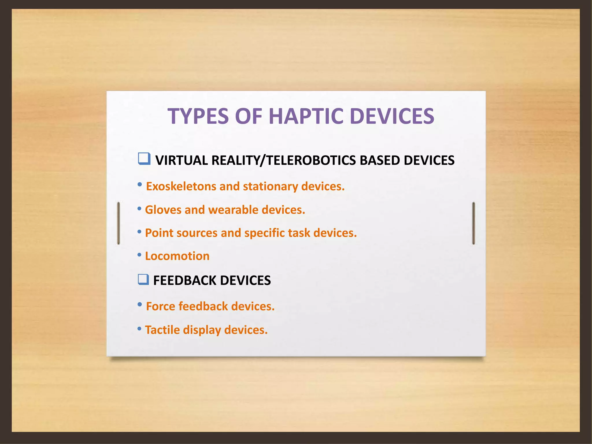 Haptic technology | PPT