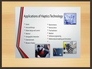 Haptic technology | PPT
