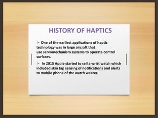 Haptic technology | PPT