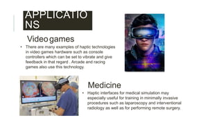 Haptic technology | PPTX