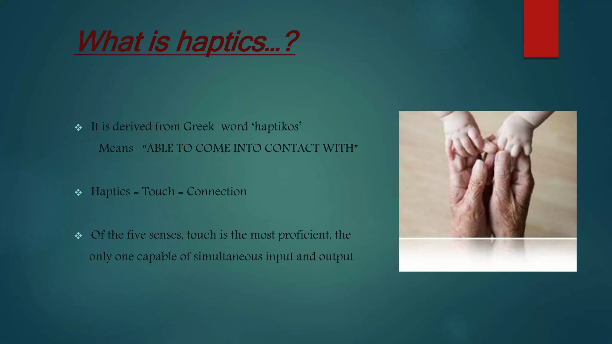 Haptic technology | PPT