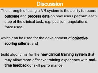 Virtual Reality Dental Simulation | PPT