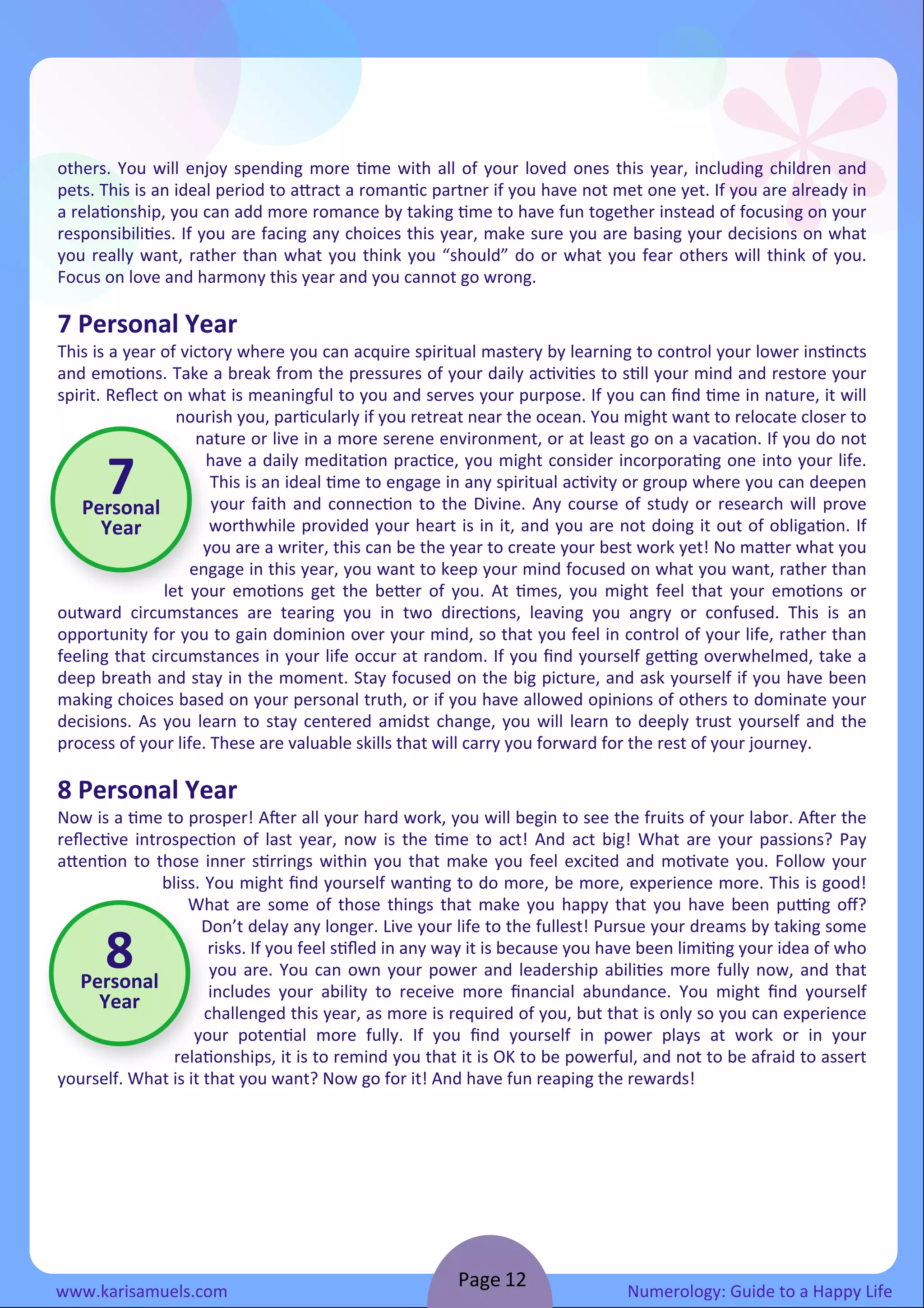 Numerology guide to a happy life (ebook) | PDF