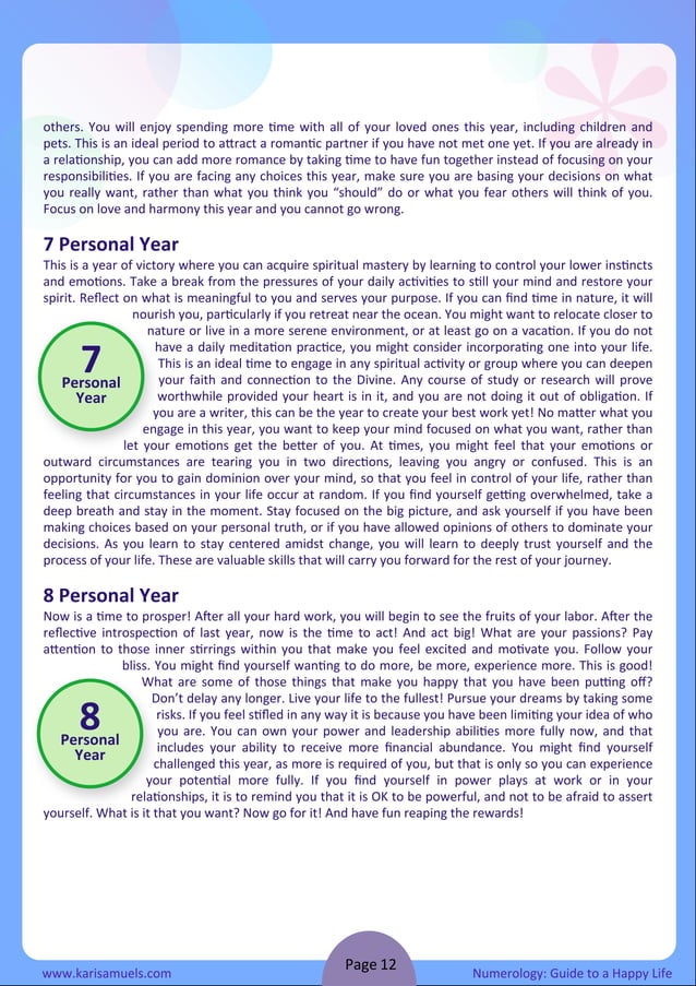 Numerology guide to a happy life (ebook) | PDF