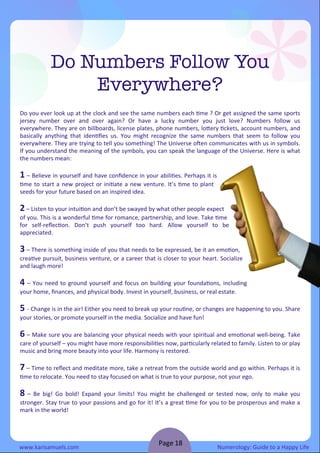Numerology guide to a happy life (ebook) | PDF