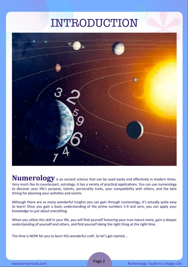 Numerology guide to a happy life (ebook) | PDF
