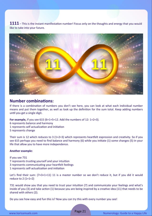 Numerology guide to a happy life (ebook) | PDF