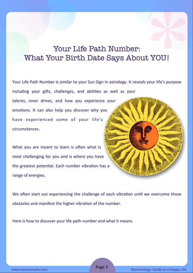 Numerology guide to a happy life (ebook) | PDF