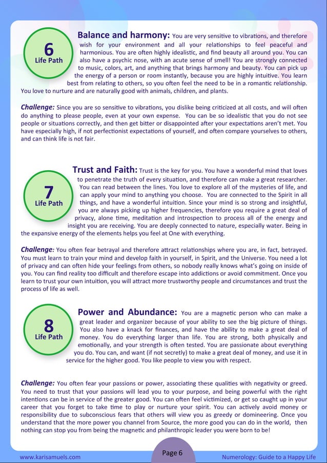 Numerology guide to a happy life (ebook) | PDF