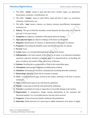 Introduction and scope of Anatomy & Physiology | PDF