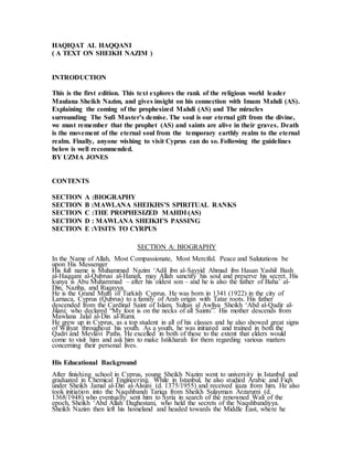 Haqiqat Al Haqqani | DOCX