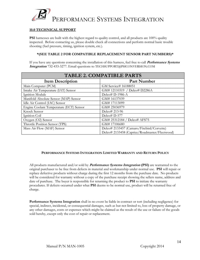 Har 1005 lt1 Harness Instructions Manual | PDF
