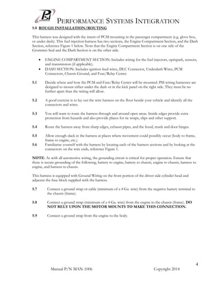 Har 1006 LT1 harness instructions | PDF