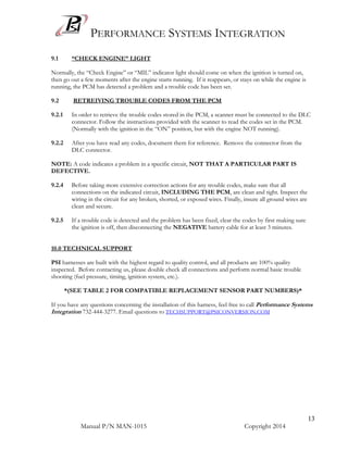 Har 1015 Vortec DBW Wiring Harness Instructions and Manual | PDF | Auto ...