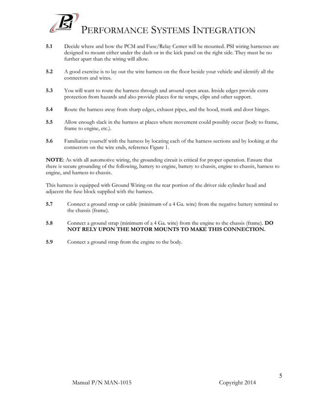 Har 1015 Vortec DBW Wiring Harness Instructions and Manual | PDF