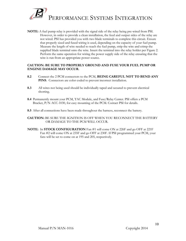 Har 1016 LS1 DBW Wiring Harness Manual and Instructions | PDF