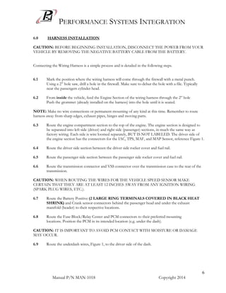 Har 1018 vortec harness instructions 8 | PDF